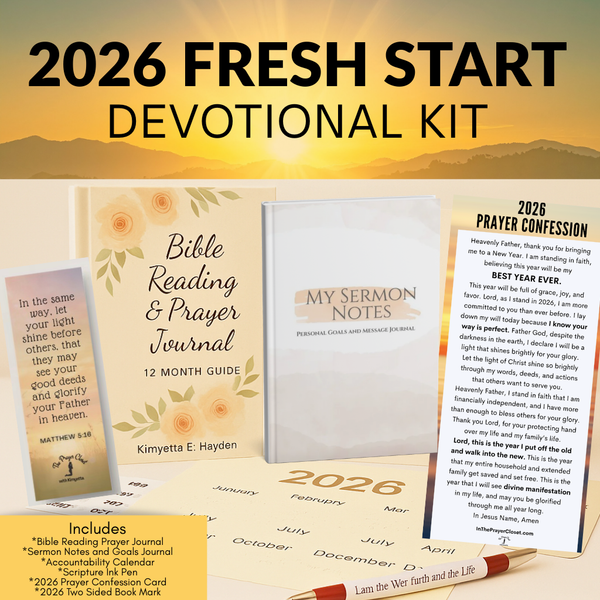 2026 New Year's DEVOTIONAL KIT (PRINT) – The Prayer Closet with Kimyetta